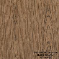 China Reconstituted Wood Veneer Walnut Flat Cut Crown Grain 0.15-0.6mm Brown For Door WT-C928C/1158C/1170C/1176C for sale