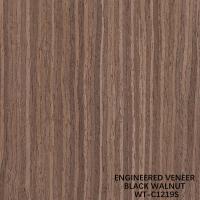 China 3100mm Lengthened Size Walnut Wood Veneer Quarter Cut Straight Grain For Door Skin WT-C1219S/1482S/1595S for sale