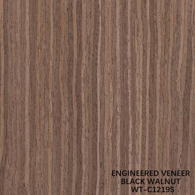 China 3100mm Lengthened Size Walnut Wood Veneer Quarter Cut Straight Grain For Door Skin WT-C1219S/1482S/1595S for sale