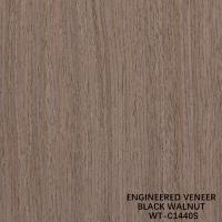 China Reconstituted American Walnut Wood Veneer 0.15-0.60mm Customized Service Quarter Cut Fine Line For Decoration WT-C1270S/1440S/1559S for sale
