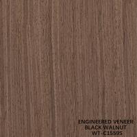 China Reconstituted American Walnut Wood Veneer 0.15-0.60mm Customized Service Quarter Cut Fine Line For Decoration WT-C1270S/1440S/1559S for sale