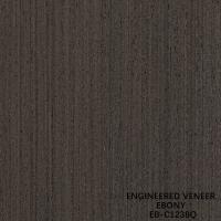 China Brown Engineered Wood Veneer EB-C389Q / 916Q / 1238Q / 1320Q Quarter Cut Ebony Veneer Fineline For Door And Cabinet Face for sale