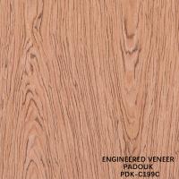 China Reconstituted Wood Veneer Rose Wood Crown Cut Red Color Length 2200-3100mm For For Interior Doors China Factory PDK-199C / 901C for sale