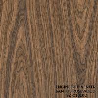 China Laminated Santos Rosewood Wood Veneer Crown Grain Thickness Can Be Customized 0.15-1.8mm For For Cabinet Face SZ-254C / 1010C /1325C for sale