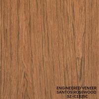 China Laminated Santos Rosewood Wood Veneer Crown Grain Thickness Can Be Customized 0.15-1.8mm For For Cabinet Face SZ-254C / 1010C /1325C for sale