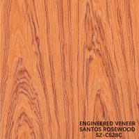 China Fancy Wood Veneer Santos Rosewood Man-Made Veneer Sheet 2050-3200mm For Musical Instrument China Factory 528C / 528S for sale