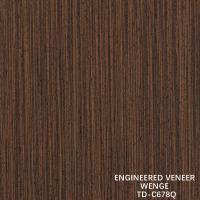 China Engineered Wood Veneer Slice Cut Wenge Quarter Grain Good Price For Hotel Decoration 3200mm TD-678Q/1403Q/2238Q for sale