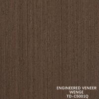 China Recon Wenge -5001Q/5003Q/3Q Wood Veneer Fine-Line Thickness 0.15-1.8mm Fleeced Back For Interior Doors And Windows for sale