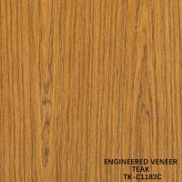 China Fancy Recomposed Teak Wood Veneer Length 2200mm Customized For Car Interior Yacat TK-1183C / 1699S / EVH for sale