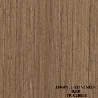 China Fancy Recomposed Teak Wood Veneer Length 2200mm Customized For Car Interior Yacat TK-1183C / 1699S / EVH for sale