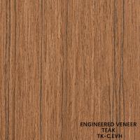 China Fancy Recomposed Teak Wood Veneer Length 2200mm Customized For Car Interior Yacat TK-1183C / 1699S / EVH for sale