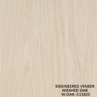 China Man-Made Washed Oak Wood Veneer 0.15-0.55 Mm Thickness Customized For Hotel And Home Decoration China Makes W.OAK-161S / 1129S / 1162C / 1607C for sale