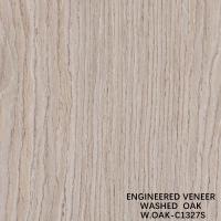 China Engineered Wood Veneer Special Washed Oak Sheet Straight Grain 2500-3200mm Fleeced Back For Door Skin W.OAK-1282S / 1282C / 1327S for sale
