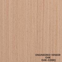 China American Oak Engineered Wood Veneer Quarter Slice Cut 0.5mm Thinckness For Door And Cabinet Face OAK-208Q / 373S / 1092S / 1103S / 1188C for sale