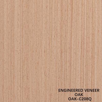 China American Oak Engineered Wood Veneer Quarter Slice Cut 0.5mm Thinckness For Door And Cabinet Face OAK-208Q / 373S / 1092S / 1103S / 1188C for sale