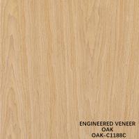 China American Oak Engineered Wood Veneer Quarter Slice Cut 0.5mm Thinckness For Door And Cabinet Face OAK-208Q / 373S / 1092S / 1103S / 1188C for sale