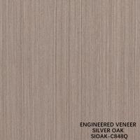 China Slice Cut Reconstituted Silver Oak Wood Veneer Length 2500-3100mm Can Be Customized For Wall Covering SOAK--848Q/877Q/898Q/948Q/985Q for sale