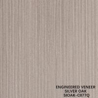 China Slice Cut Reconstituted Silver Oak Wood Veneer Length 2500-3100mm Can Be Customized For Wall Covering SOAK--848Q/877Q/898Q/948Q/985Q for sale