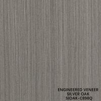 China Slice Cut Reconstituted Silver Oak Wood Veneer Length 2500-3100mm Can Be Customized For Wall Covering SOAK--848Q/877Q/898Q/948Q/985Q for sale