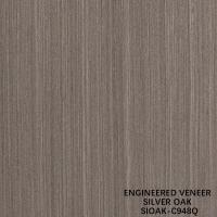 China Slice Cut Reconstituted Silver Oak Wood Veneer Length 2500-3100mm Can Be Customized For Wall Covering SOAK--848Q/877Q/898Q/948Q/985Q for sale
