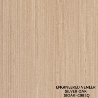 China Slice Cut Reconstituted Silver Oak Wood Veneer Length 2500-3100mm Can Be Customized For Wall Covering SOAK--848Q/877Q/898Q/948Q/985Q for sale