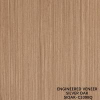 China Engineered Wood Veneer Quarter Cut Of Silver Oak Sheet Thickness 0.4mm For For Cabinet Face SOAK-1098Q/1157Q/1235Q/1260Q/1376Q for sale