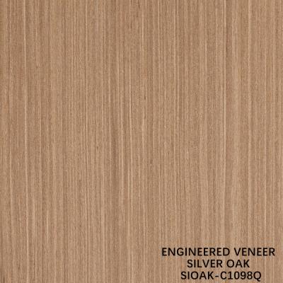 China Engineered Wood Veneer Quarter Cut Of Silver Oak Sheet Thickness 0.4mm For For Cabinet Face SOAK-1098Q/1157Q/1235Q/1260Q/1376Q for sale