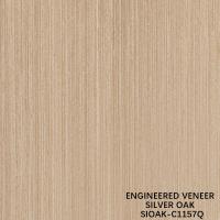 China Engineered Wood Veneer Quarter Cut Of Silver Oak Sheet Thickness 0.4mm For For Cabinet Face SOAK-1098Q/1157Q/1235Q/1260Q/1376Q for sale