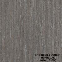 China Fancy Engineered Wood Veneer Of Silver Oak Quarter Cut For Door And Cabinet Face Lengthened Size 3100mm SOAK-197S/495Q/1326S/1579S/1640S for sale