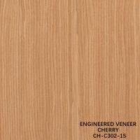 China Cherry Wood Veneer Fancy Panels Straight Grain 0.18-0.6mm Thickness Customized For Hotel Decoration CH-302-1S/729S/1149S/1509S for sale