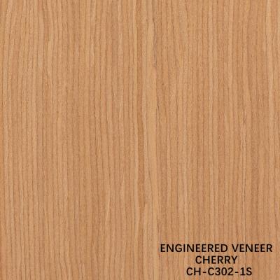 China Cherry Wood Veneer Fancy Panels Straight Grain 0.18-0.6mm Thickness Customized For Hotel Decoration CH-302-1S/729S/1149S/1509S for sale