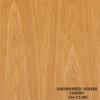 China Ev Wood Veneer Of Fancy Crown Grain American Cherry 2850mm Length For Interior Doors China Manufacturer CH-119C/1225C for sale