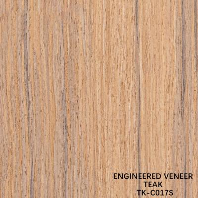 China Recon Wood Veneer Of Teak Slice Cut Technics With Straight Grain For For Door Face Lengthened Size 2850mm TK-017S/236S/536S/829S/982S/5410S for sale