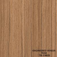 China Recon Wood Veneer Of Teak Slice Cut Technics With Straight Grain For For Door Face Lengthened Size 2850mm TK-017S/236S/536S/829S/982S/5410S for sale