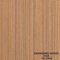 China Quarter Cut Of Engineered Teak Veneer 2500*640mm Normal Size Straight Grain For Hotel Decoration TK-32Q/1690Q for sale