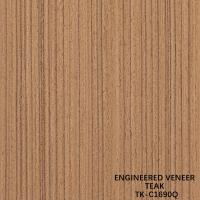 China Quarter Cut Of Engineered Teak Veneer 2500*640mm Normal Size Straight Grain For Hotel Decoration TK-32Q/1690Q for sale