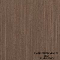 China 0.5mm Engineered Elm Wood Veneer Sheet For Fancy Panels 2500-3100mm Lengthened Quarter Cut Color Of Brown ELM-580Q/125Q/1278Q for sale