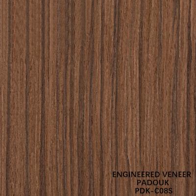 China Fancy Engineered Wood Veneer Of Quandong Thickness 0.18-0.6mm For Hotel Decoration Can Be Customized PDK-08S/08C for sale