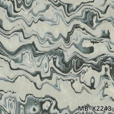 China Wood Veneer Marble Mb-X2243 Marble Grain 2030-3100mm Length For Hotel for sale