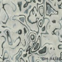 China OH-X4343 Engineered Wood Veneer Of Ocean Heart Irregular Texture For Hotel Decoration for sale