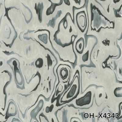 China OH-X4343 Engineered Wood Veneer Of Ocean Heart Irregular Texture For Hotel Decoration for sale
