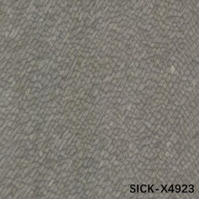 China High-End Custom SI.CK-X4923 Engineered Wood Veneer Silver Crocodile Skin Lattice Texture For Fancy Panels for sale