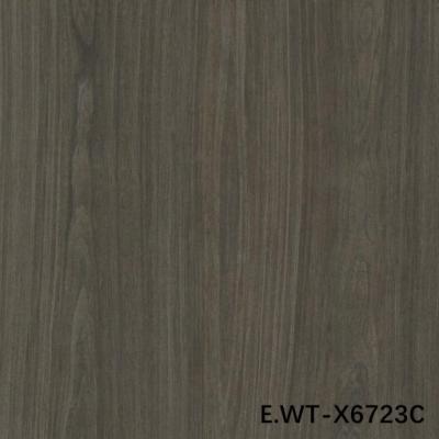 China High-End Engineered Wood Veneer European Walnut E.WT-X6723C Crown Dark Brown for Hotel Decoration China OEM Factory for sale