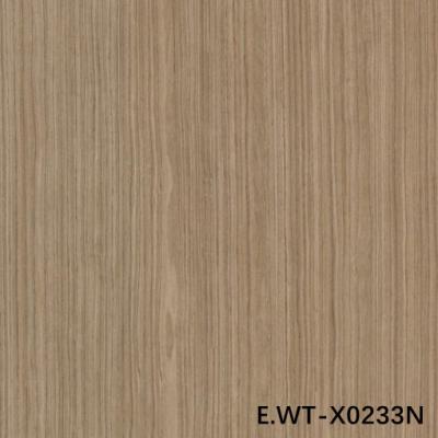 China High-End Engineered Wood Veneer European Walnut E.WT-X0233N Quarter Straight Brown 0.3mm for Fancy Plywood China OEM for sale
