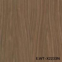 China High-End Engineered Wood Veneer European Walnut E.WT-X2233N Quarter Cut Straight Grain 0.6mm For Car Interior OEM for sale