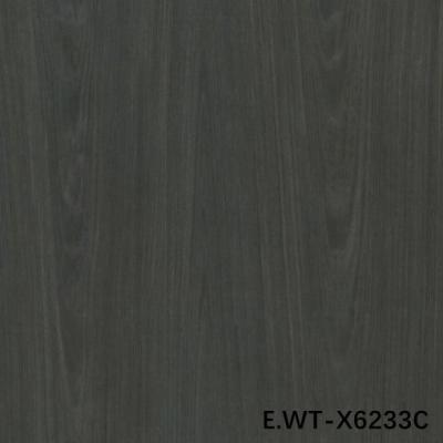 China High-End Engineered Wood Veneer European Walnut E.WT-X6233C Crown Cut Dark Brown 2850mm Lengthened Size For Wall Paper for sale