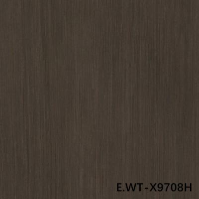 China High-End Engineered Wood Veneer European Walnut E.WT-X9708H Straight Grain Brown 2500mm for Cabinet Face China Factory for sale