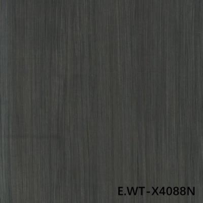 China High-End Engineered Wood Veneer European Walnut E.WT-X4088N Quarter Cut Straight Dark Brown E0 Grade for Cabinet Factory for sale