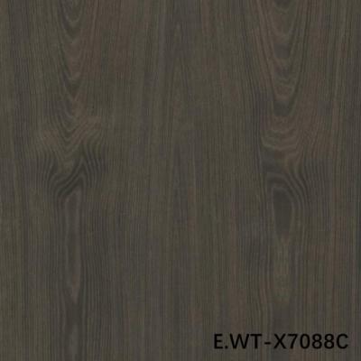 China High-End Engineered Wood Veneer European Walnut E.WT-X7088C Crown Cut Three Flowers for Door Decoration for sale