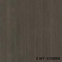 China High-End Engineered Wood Veneer European Walnut E.WT-X7088N Quarter Cut Straight Dark Color 2050mm length for Cabinet for sale